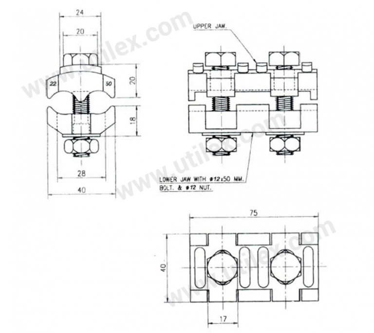 Parallel Groove Clamps - Utilex Engineering Pvt. Ltd.