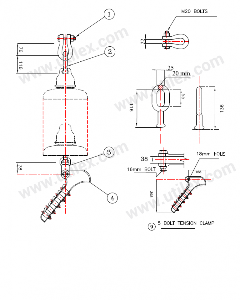 Manufacturers,Suppliers,Bolted Type Single Tension Fitting,Single ...