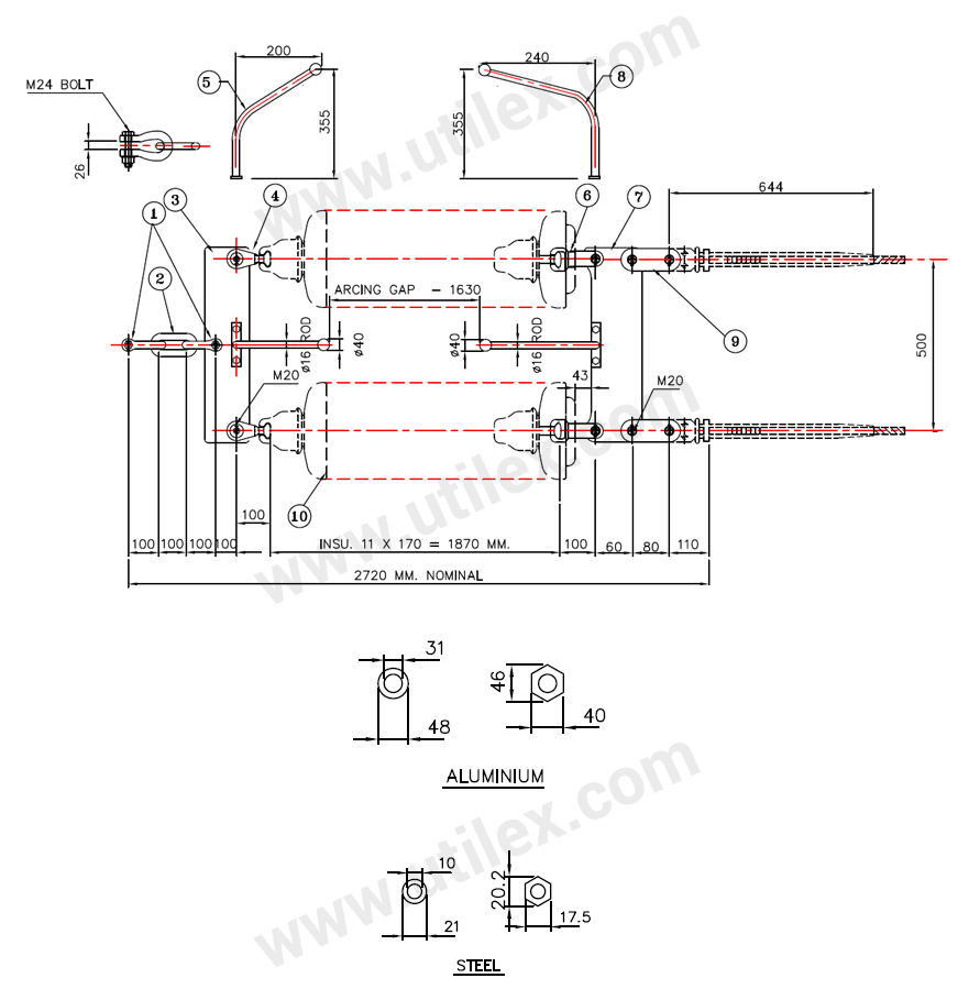 Double Tension Set for Twin ACSR - Utilex Engineering Pvt. Ltd.