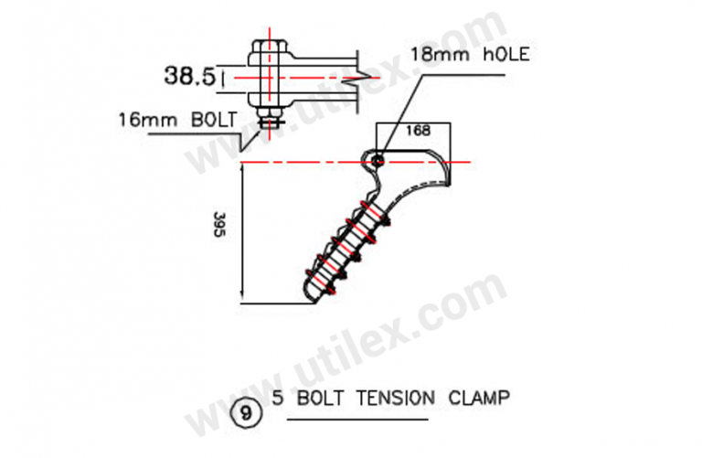 Manufacturers,Suppliers,Exporters,5 Bolted Tension Clamp,11kv,33kv ...