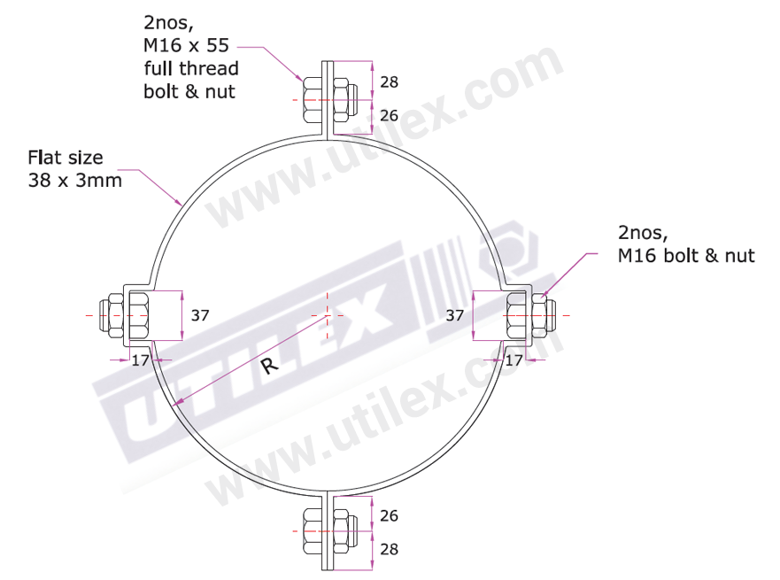 Pole Clamp - Utilex Engineering Pvt. Ltd.