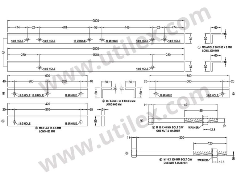 Doluble Pole Do Fuse Crossarm - Utilex Engineering Pvt. Ltd.